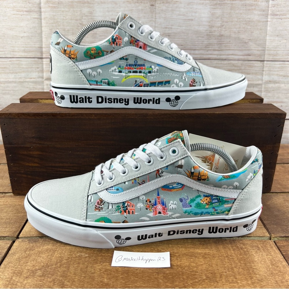 Vans X Disney Shoes ‘Disneyland Magic 50th Anniversar… - Gem